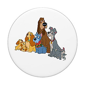 Disney Lady and the Tramp Dogs PopSockets PopGrip: Swappable Grip for Phones & Tablets