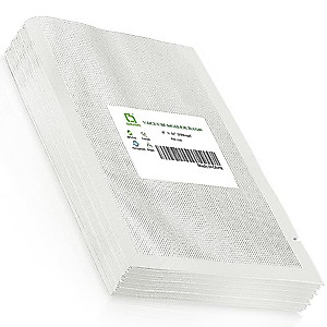 CANLENPK 8×12 Inch/20x30cm Vacuum Seal Bags, Vacuum Sealer Bags,Quart Commercial Grade Precut Bags, Food Vac Storage Bags,Prep Meal Bag,Sous Vide Bags(100PCS)
