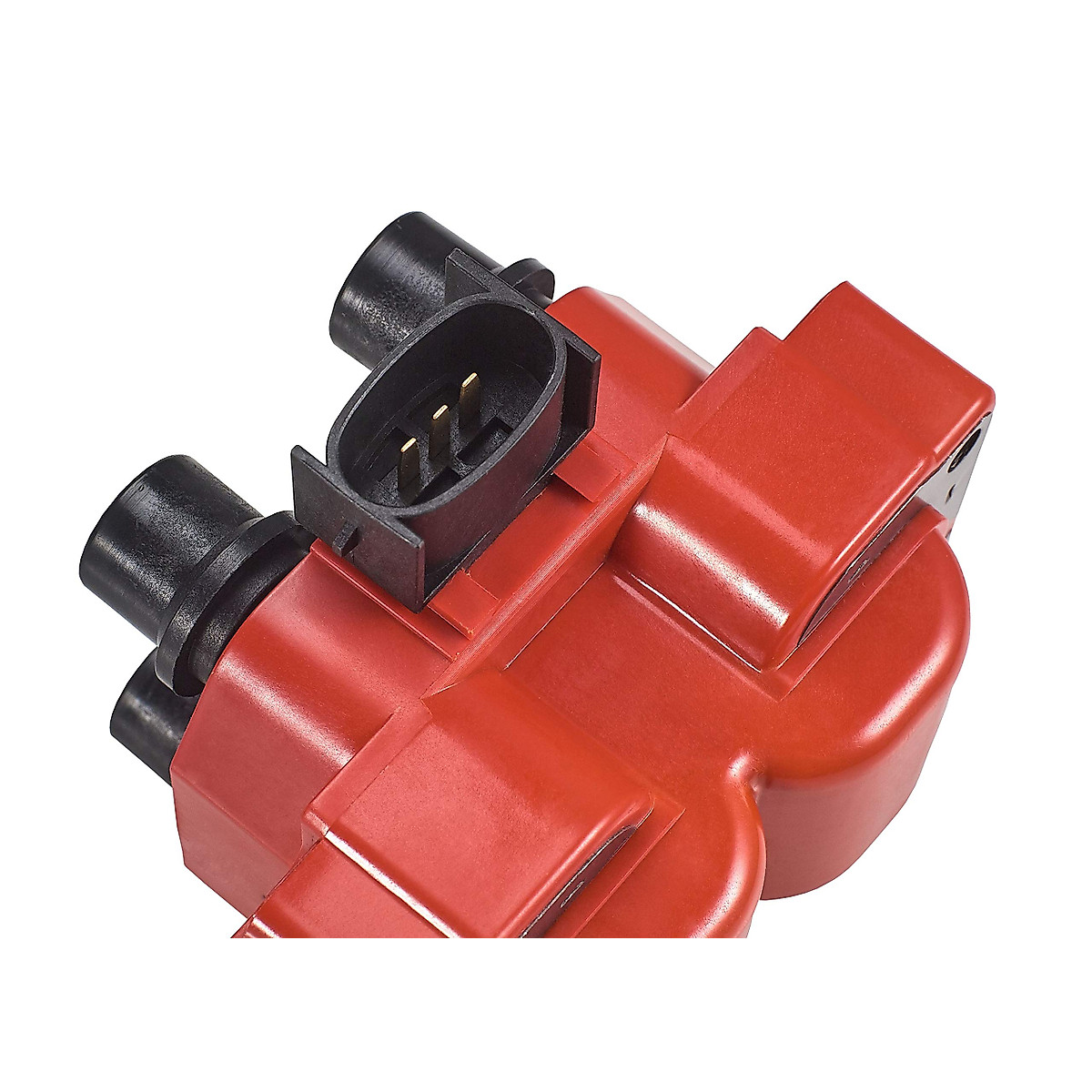 ENA Set of 2 Red Ignition Coil Pack Compatible with Ford Lincoln Mazda Mercury F150 F250 E150 Escort Explorer Mustang Ranger Town Car Expedition Mark B2300 B2500 Tracer Cougar Replacement for FD487