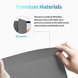 TECLAST Protective Cover Case for 10.1/10 Inch P20S Tablet, PU Leather Fold Stand Flip Case