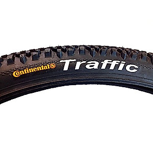 Continental Traffic Bike Tire, Black, 26-Inch x 1.9