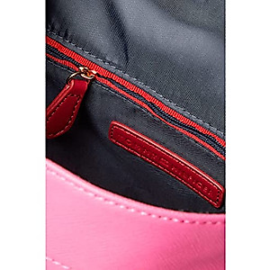 Tommy Hilfiger Kendall II Flap Backpack-Saffiano PVC Party Pink One Size