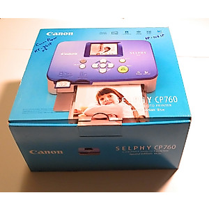 Canon Selphy CP760 Compact Photo Printer (Blue)