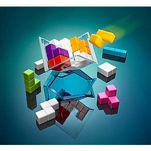 SmartGames Cubiq 3D Cube Building Game for 1 or 2 Players Ages 7 - Adult