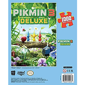 Pikmin 3 Deluxe 1000 Piece Jigsaw Puzzle | Collectible Puzzle Featuring Familiar Pikmin Characters from The Nintendo Switch Game | Officially Licensed Nintendo Merchandise