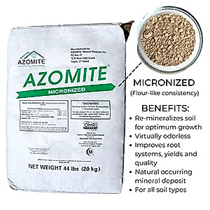 5 Pounds of Azomite - Organic Trace Mineral Powder - 67 Essential Minerals for You and Your Garden by Raw Supply
