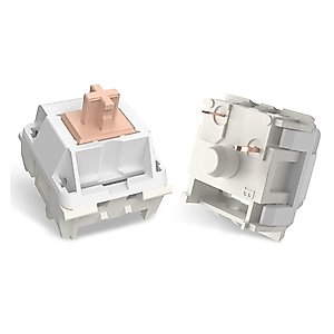 LTC Panda Switches for Mechanical Keyboard DIY, Holy Panda Switch Feeling, 3pin RGB/SMD Tactile MX Compatible Switches with Switch Puller(35pcs)