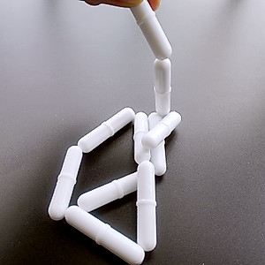 Magnetic Stirrer Stir Bar PTFE Magnetic Mixer Stir Bars (10X40mm, with Ring Shape, 10PCS)