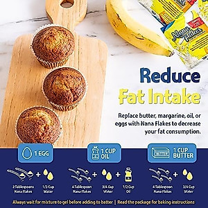 Nana Flakes 100% Pure Banana Flakes Medical Food Powder - Decrease Fat Intake & Natural Remedy for Diarrhea & Heart Burn - Great Source of Protein & Fiber (Banana, One Pound Bag)
