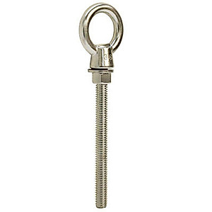 3/8 Inch x 4 Inch Stainless Steel Marine Shoulder Eye Bolt Fully Capacity 1,000 Pounds