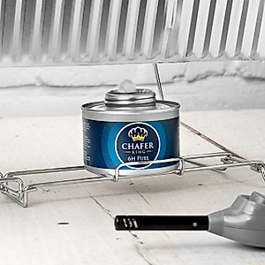 Chafer King - 15 Pack (for Price of 12) - 6 Hour Chafing Fuel Cans, Food Warmers for Parties, Chafing Dish, Buffet Set,