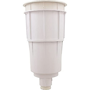 Sta-Rite 08650-4404 U-3 SwimQuip Inground Skimmer for Concrete Pools, 2 Inch Slip with 1 1/2 Inch Slip Reducers, White w/ White Lid & Frame, without Float