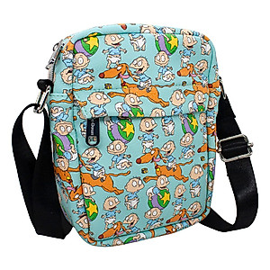 Nickelodeon Bag, Crossbody, Rugrats, Tommy Pickles & Spike Poses, Vegan Leather
