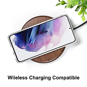 JIAXIUFEN Galaxy S21 Case Gold Electroplated Glitter Marble Slim Shockproof TPU Soft Rubber Silicone Cover Phone Case for Samsung Galaxy S21 5G 6.2 inch 2021 Purple Blue