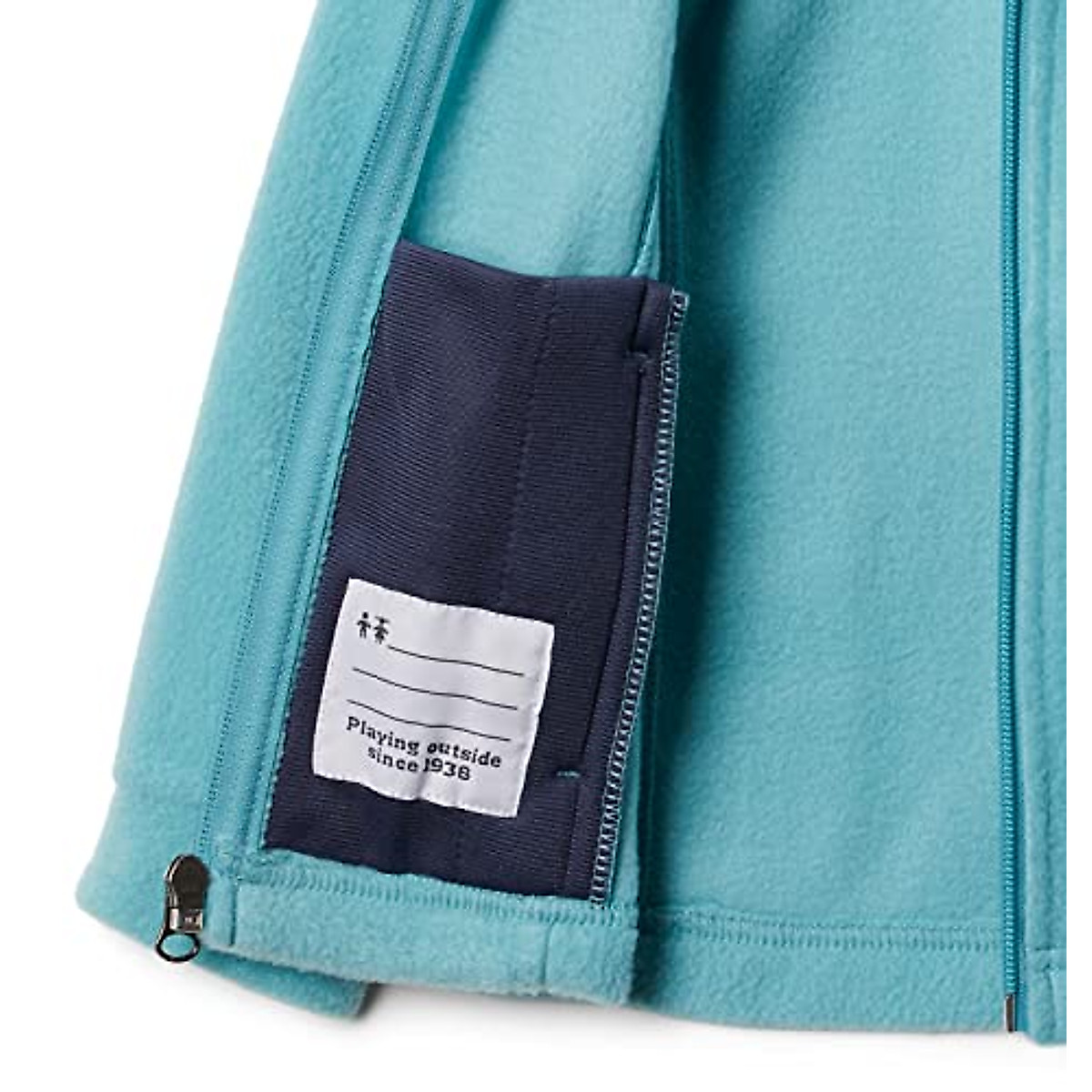 Columbia unisex-baby Benton Springs Fleece Jacket, Sea Wave, XX-Small