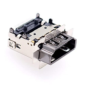 Deal4GO HDMI Port Replacement for XBOX SERIES S console Xbox XSS (2021) HD Mi Repair Broken Display Socket Connector M1097399
