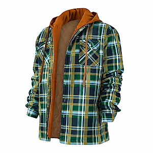 GIANTHONG Trench Coat Men Coat Hat Velvet Blazer Cropped Hoodie Mens Blazer Jacket Jackets Polo Rain Jacket Men Black Jacket Fleece Jacket Men Quarter Zip Sweater(Green,Large)