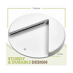 Easy Under Cabinet Jar Opener - One-Handed with Steel Teeth Lid Opens Any Size Jars and Bottles Space Saver Tool for Seniors Arthritis Weak Hands, 7x7.5