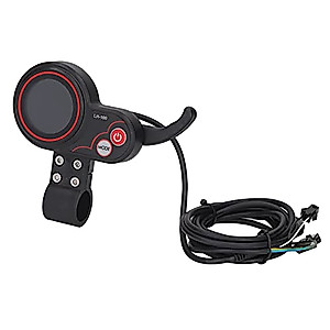 Alomejor Electric Bike Scooter Controller with Round Colorful Thumb Throttle LH100 LCD Panel for 500W Motors 48V 60V