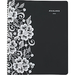 AT-A-GLANCE 2022 Weekly & Monthly Appointment Book & Planner by AT-A-GLANCE, 8-1/2" x 11", Large, Lacey (541-905)