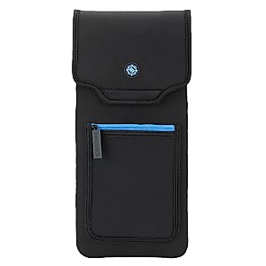 ENHANCE Keyboard Sleeve Travel Case for Tenkeyless Compact Tournament Gaming Keyboards (up to 15 Inches) with Rugged Neoprene Construction, Zipper Mouse Storage, and Cable Storage Pouch - Black