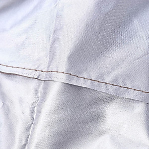 Waterproof Patio Lounge Chair Cover, Patio Chaise Lounge Cover, Heavy Duty Outdoor Lounge Chair Covers, Weatherproof Patio Furniture Coversv for Garden Reclining Chair, 81.9x29.9x16.1in(Brown)