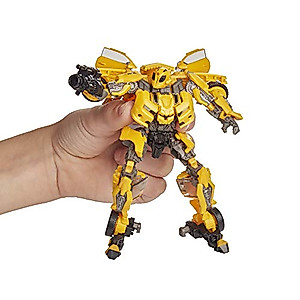 Transformers Toys Studio Series 49 Deluxe Class Movie 1 Bumblebee Action Figure - Kids Ages 8 & Up, 4.5" (Amazon Exclusive)