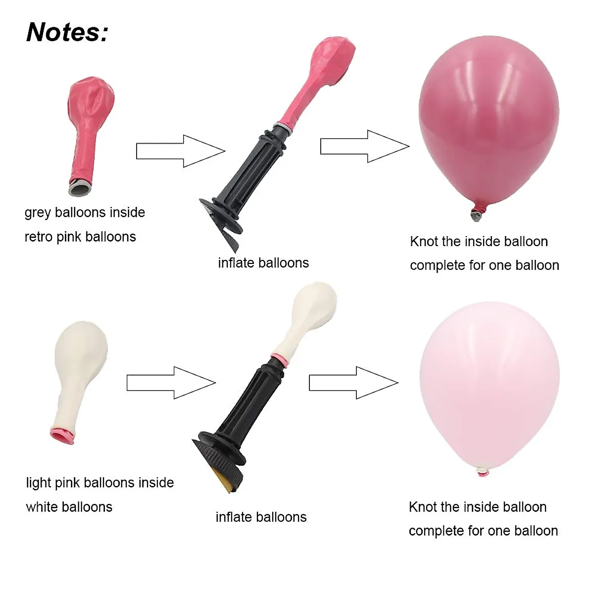 Pink Balloons Arch Kit 141pcs Double Stuffed Rose Red Pastel Pink Balloons Garland Kit with Rose Gold 4D Balloons for Princess Baby Shower Wedding Birthday Party Decorations Supplies