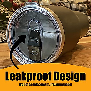 Jmoe USA 40oz Lid Replacement For RTIC ONLY | DOES NOT FIT STANLEY 40oz | Only Fits 2019+ RTIC, Beast, Ezprogear 40oz Tumblers Only | Slider Lid, Spill Proof, Tritan Plastic, and BPA Free (1-Pack)