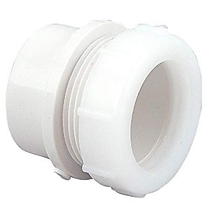 NIBCO 480127 11/4 Spg x SJ Trap Adapter PVC with Stop