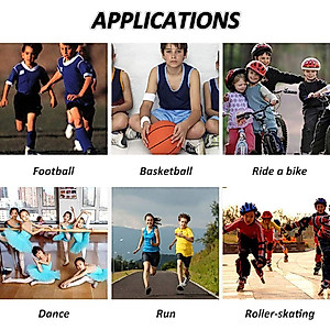 Kids Children Compression Ankle Brace Support Sleeve Adjustable Foot Stabilizer Ankle Guard Pads for Arthritic Pain Relief & Injury Rehabilitation, Elastic Ankle Protector for Sports, 1 Pair