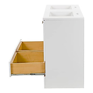 Spring Mill Cabinets Emlyn Bathroom Vanity with Sink, White