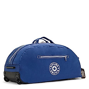 Kipling Devin On Wheels Carry-On Bag, Cabin Sized, Strong Handle, Admiral Blue CL, 24''L x 11.75''H x 12.5''D