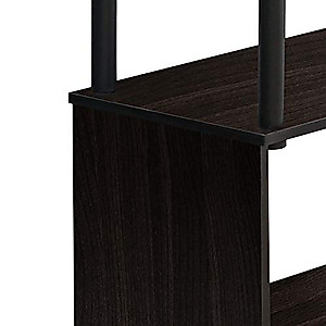 Furinno 4-Tier Flexi Rack, Espresso