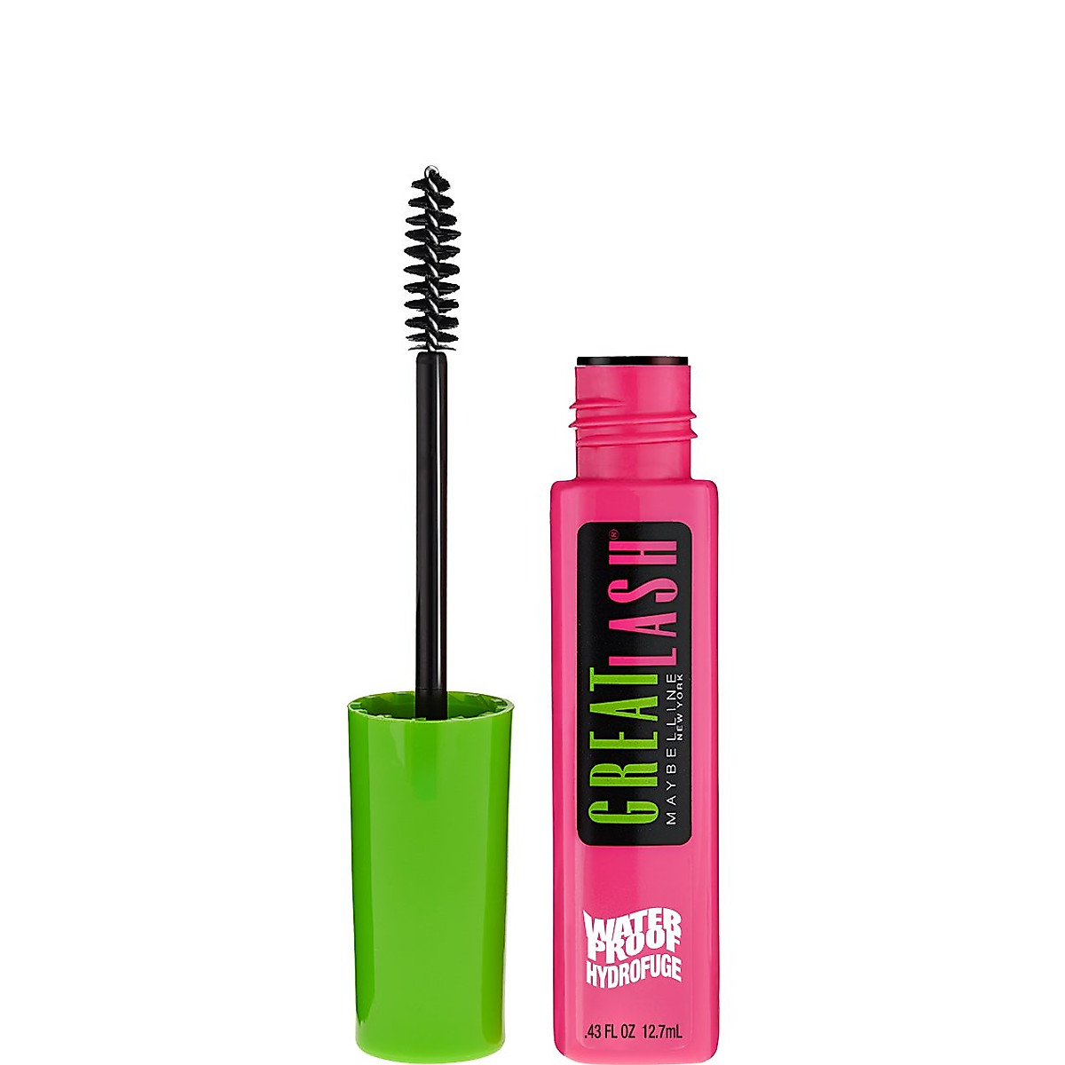 Maybelline New York Great Lash Waterproof Mascara Makeup, Brownish Black, 2 Count