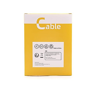 Mcbazel AV Cable for Wii Wii U, Audio Wii av cable Compatible with Wii, Wii U and TV system,3 RCA Gold-plated interface,1.8M/6FT