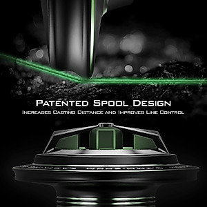 KastKing Spartacus II Spinning Reel, IPX5 Waterproof Rating,Size 4000,Stryker Green