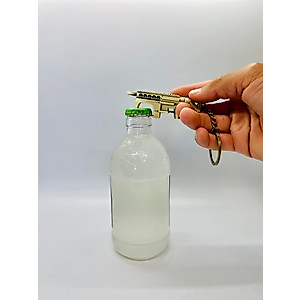 Antique Brass Bottle Opener with Keychain Metal Key Ring Bottle Cap Opener Portable Sturdy And Strong patriotic for outdoor home kitchen