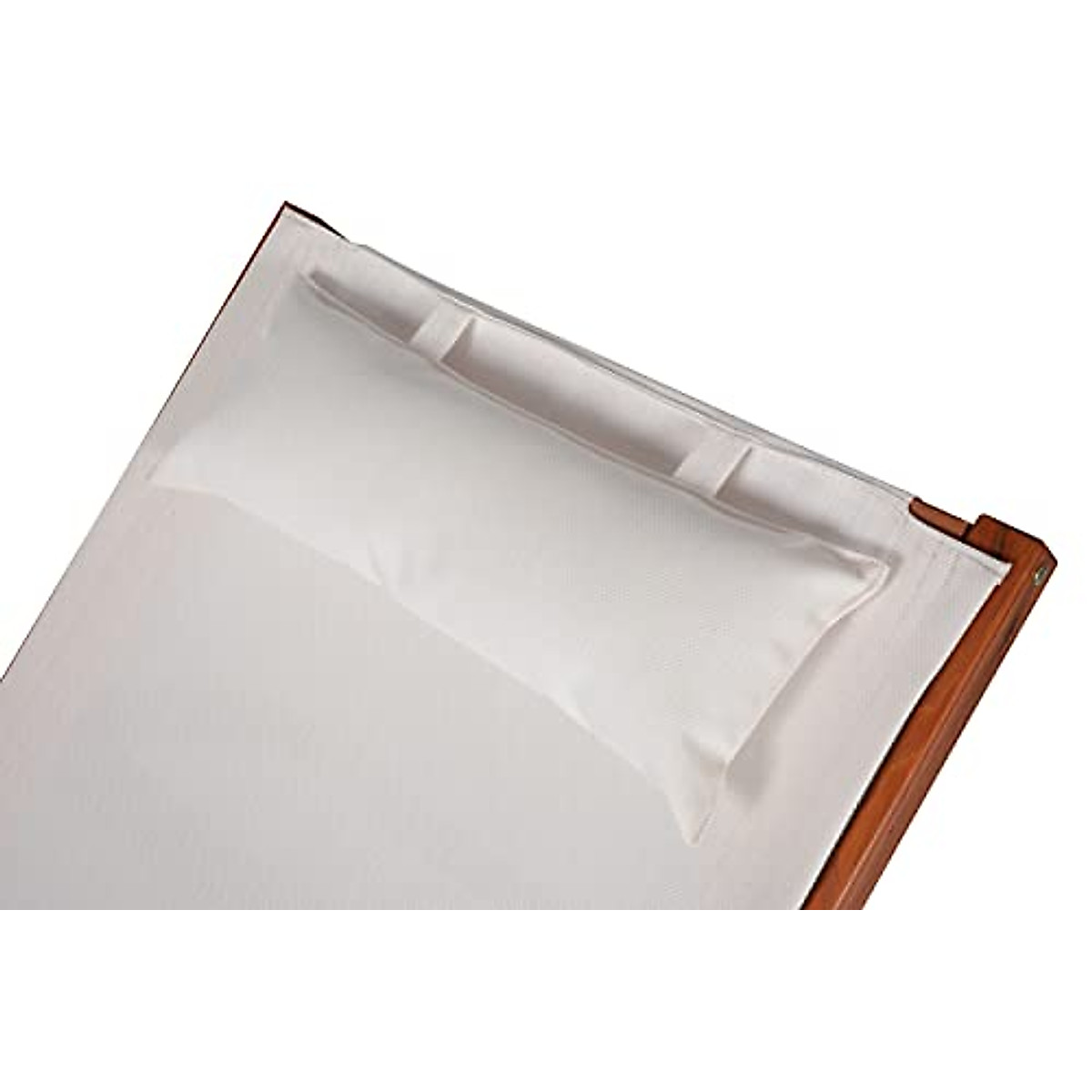 Island Umbrella NU6901 Island Retreat Bentwood Breeze Luxury Lounger with Wood Frame, Champagne