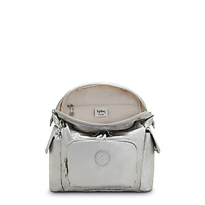 Kipling City Pack Mini Metallic Backpack Bright Metallic