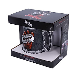 Nemesis Now Judas Priest British Steel Album Tankard Mug, 1 Count (Pack of 1), Black