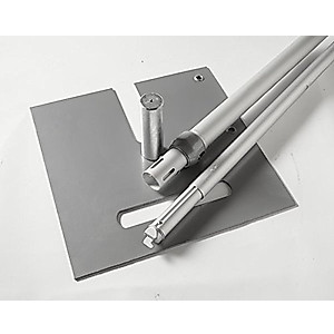 Pipe and Drape Backdrop Kit (7-12' Tall x 7-12' Wide Adjustable)