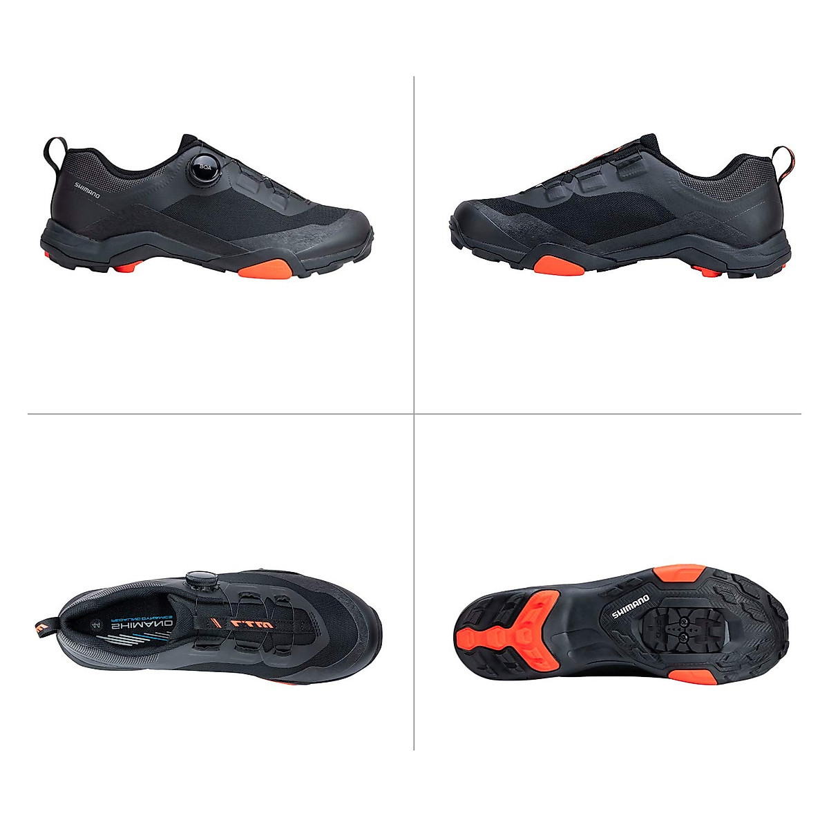 SHIMANO SH-MT701 Men's Performance Adventure Mountain Touring Shoe, Black, 9.5-10 Men (EU 44)