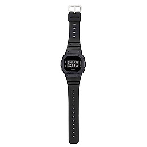 Casio Men's DW5600BB-1 Black Resin Quartz Watch with Digital Dial