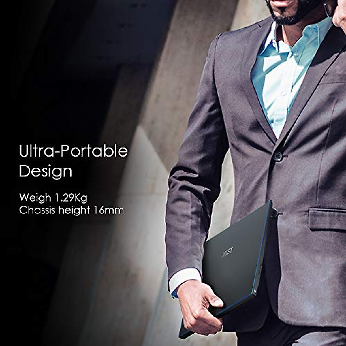 MSI Prestige 14 Evo Professional Laptop: 14" FHD Ultra-Thin Bezel Display, Intel Core i5-1135G7, Intel Iris Xe, 16GB RAM, 512GB NVMe SSD, Thunderbolt 4, Win10 Home, Intel Evo, Carbon Gray (A11M-221)