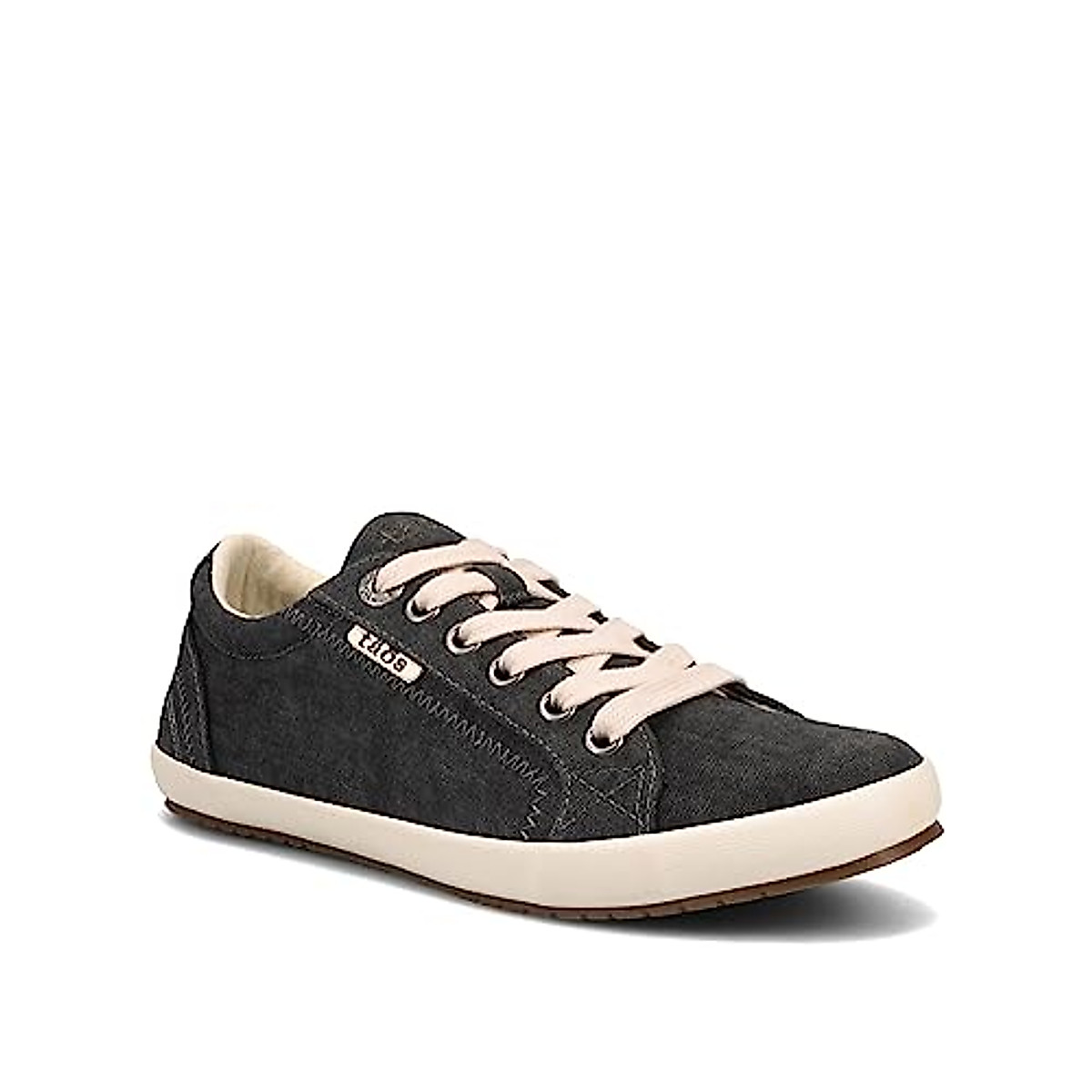 Taos Footwear Women's Star Canvas Sneaker - Style and Comfort Charcoal Wash 9 M US