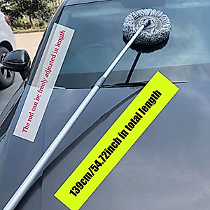 Mops for Floor Cleaning, 360° Rotatable Adjustable Cleaning Mop, Reusable Spin Mop Cloth, 2022 New Telescopic Microfiber Dust Wall Cleaner Mop, For Wall, Ceiling, Window And Baseboard Cleaner