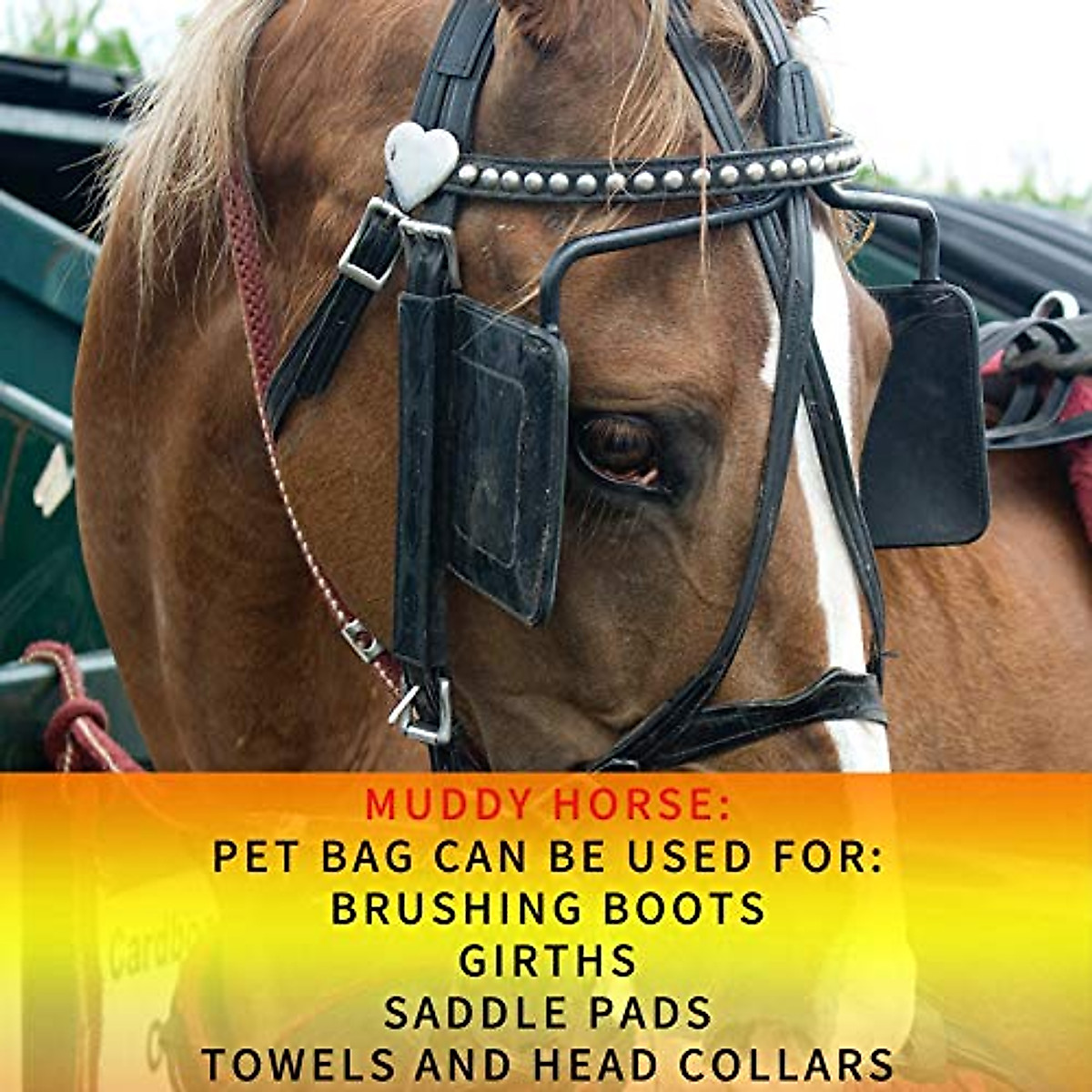 AUXSOUL 1 Pack Pet Laundry Bag, Stops Pet Hair Blocking The Washing Machine, Big Size Wash Bag Ideal for Dog Cat Horse, Hair Remover Safely, 25.8’’ 27.8’’ (65 X 70cm)(Lake Blue)