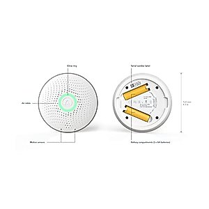 Airthings 2950 Wave Radon - Smart Radon Detector with Humidity & Temperature Sensor – Easy-to-Use – Accurate – No Lab Fees – Battery Operated - Free App