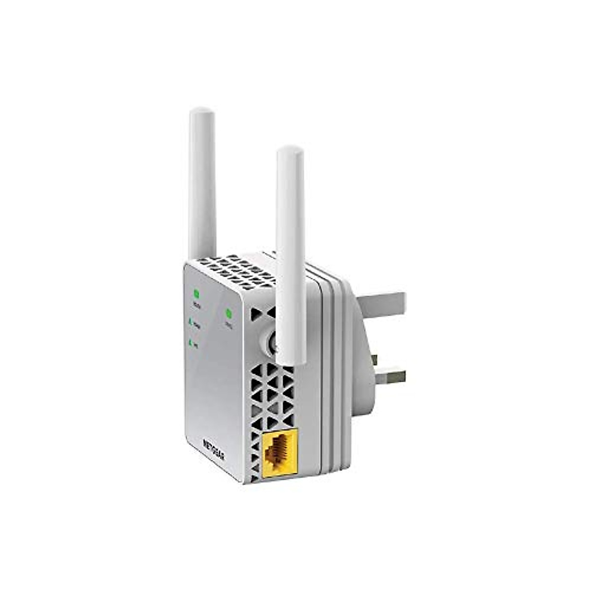 NETGEAR EX3700-100UKS AC750 WiFi Range Extender 802.11n/ac 1-Port Wall-plug External Antennas